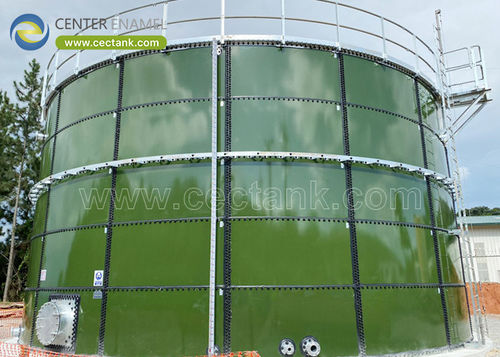 AWWA D103-97 standard Epoxy coated steel tanks as municipal wastewater tank