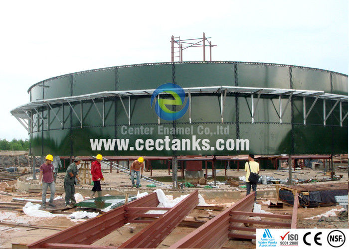 Glass Lined Steel Tanks / Above Ground Water Storage Tanks AWWA D103 ...