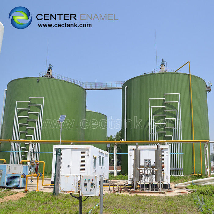 Center Enamel provide Glass Fused to Steel SBR tanks for wastewater ...