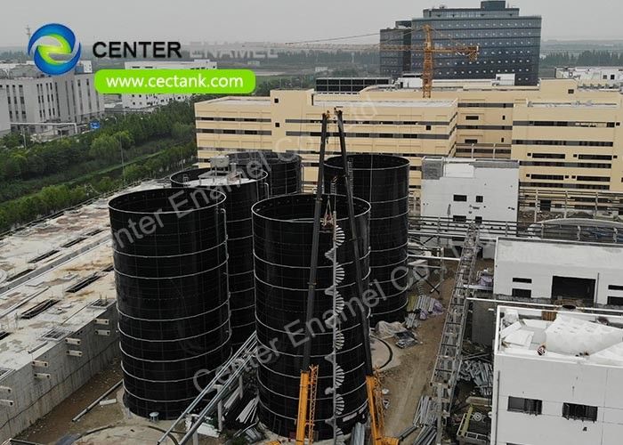 Customized Bolted Steel Tanks And Biogas Plant Storage Tank For Biogas ...