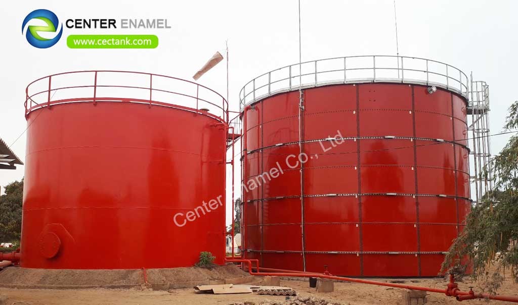 3mm Plates Bolted Steel Fire Water Tank Anti - Adhesion