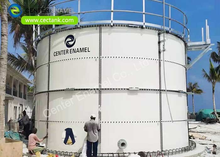 Epoxy Coated Bolted Steel Tanks 12mm Plates Thickness