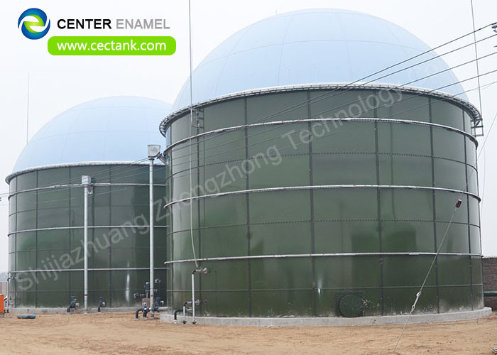 Custom Glass Lined Steel Tanks / GLS Liquid Storage Tanks For Worldwide ...