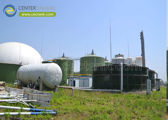 Membrane Roof Bio-Digester Tank with Porcelain Enamel Coating Process ...
