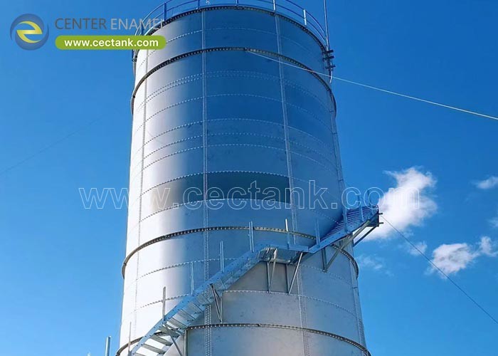Eco - Friendly Stainless Steel Bolted Tanks / Frac Sand Storage Tanks