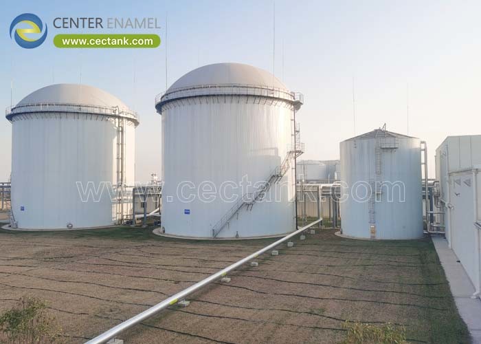 500,000 Gallon Glass-Fused-to-Steel Biogas Storage Tanks with Double ...