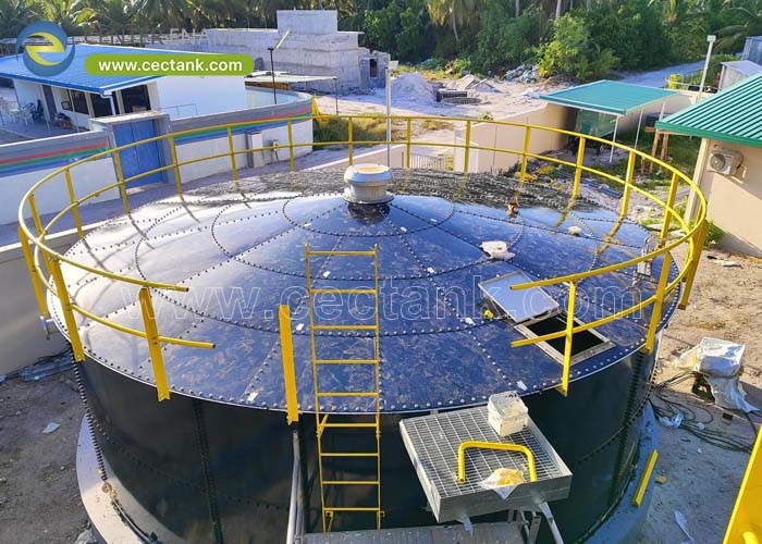 Corrosion Resistance Bolted Steel Biogas Storage Tanks with Glass-Fused ...