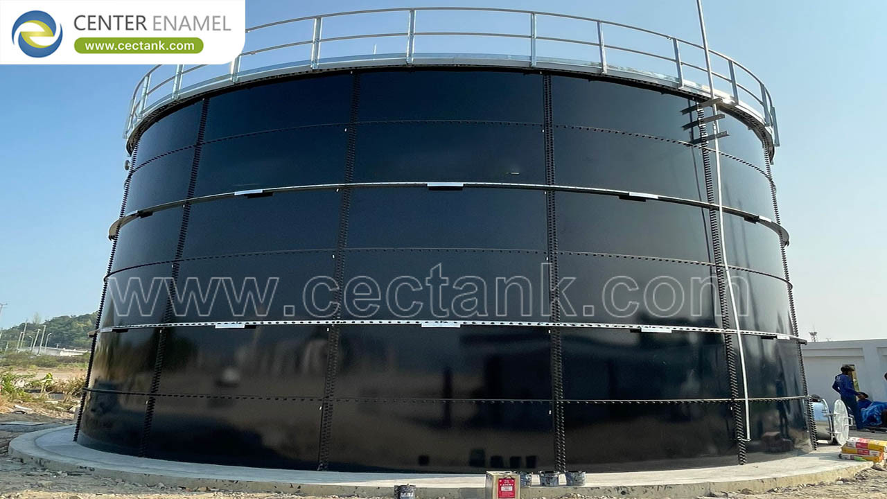 200,000 Gallons Glass Lined Steel Leachate Storage Tanks with Aluminum ...