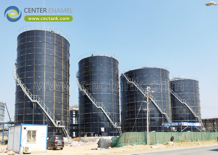Short Construction Period GLS Leachate Storage Tanks for Landfill ...