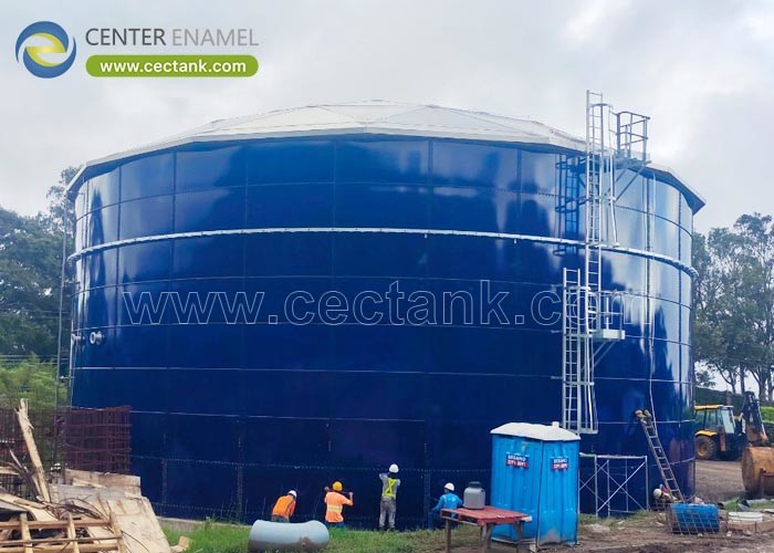 Center Enamel Provides Glass-Lined Steel Sludge Storage Tanks for ...