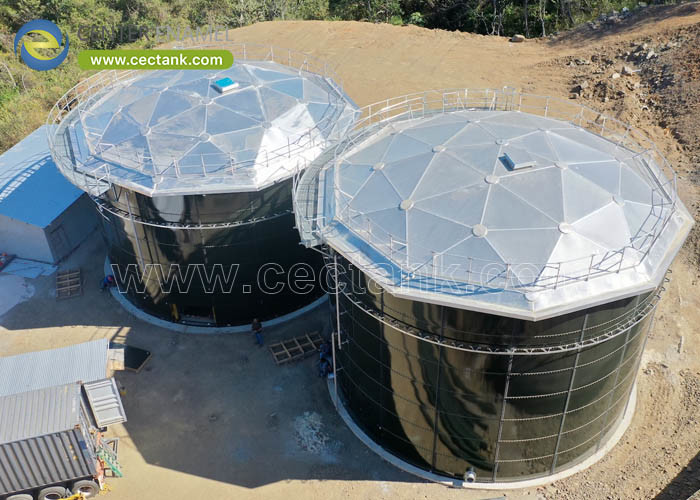 Center Enamel can Provide Aluminum Dome Roofs for Malaysia Crude Oil ...