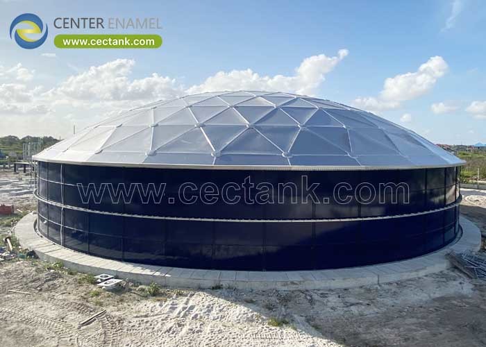Center Enamel can Provide Aluminum Dome Roofs for Greece Crude Oil ...