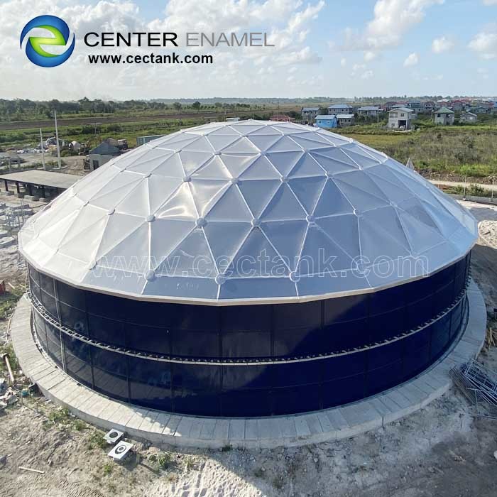 Center Enamel can Provide Aluminum Dome Roofs for Somalia Crude Oil ...