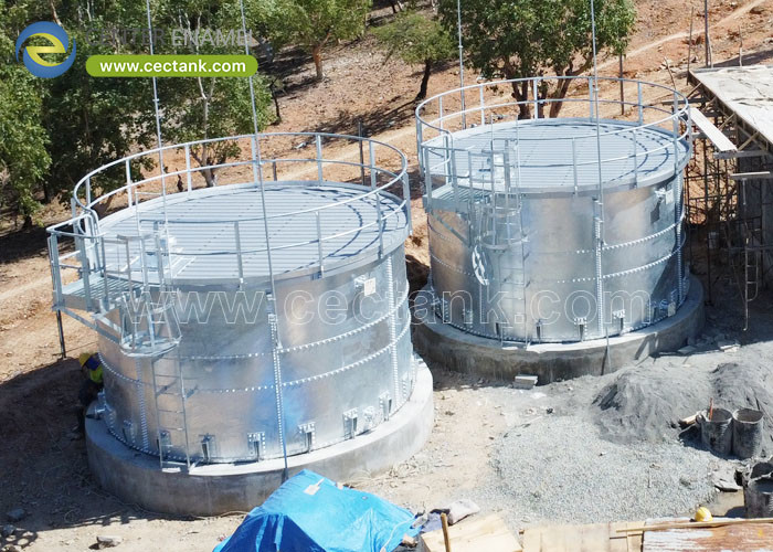 Eco-Friendly Urban Development Galvanized Steel Tanks for Community ...