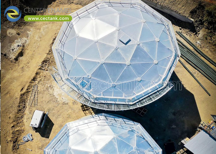 Elevating Wastewater Treatment: Center Enamel's Aluminum Geodesic Dome ...