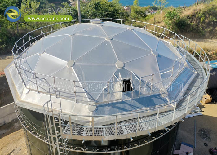 Aluminum Dome Roofs for Irrigation Water Tanks | Center Enamel