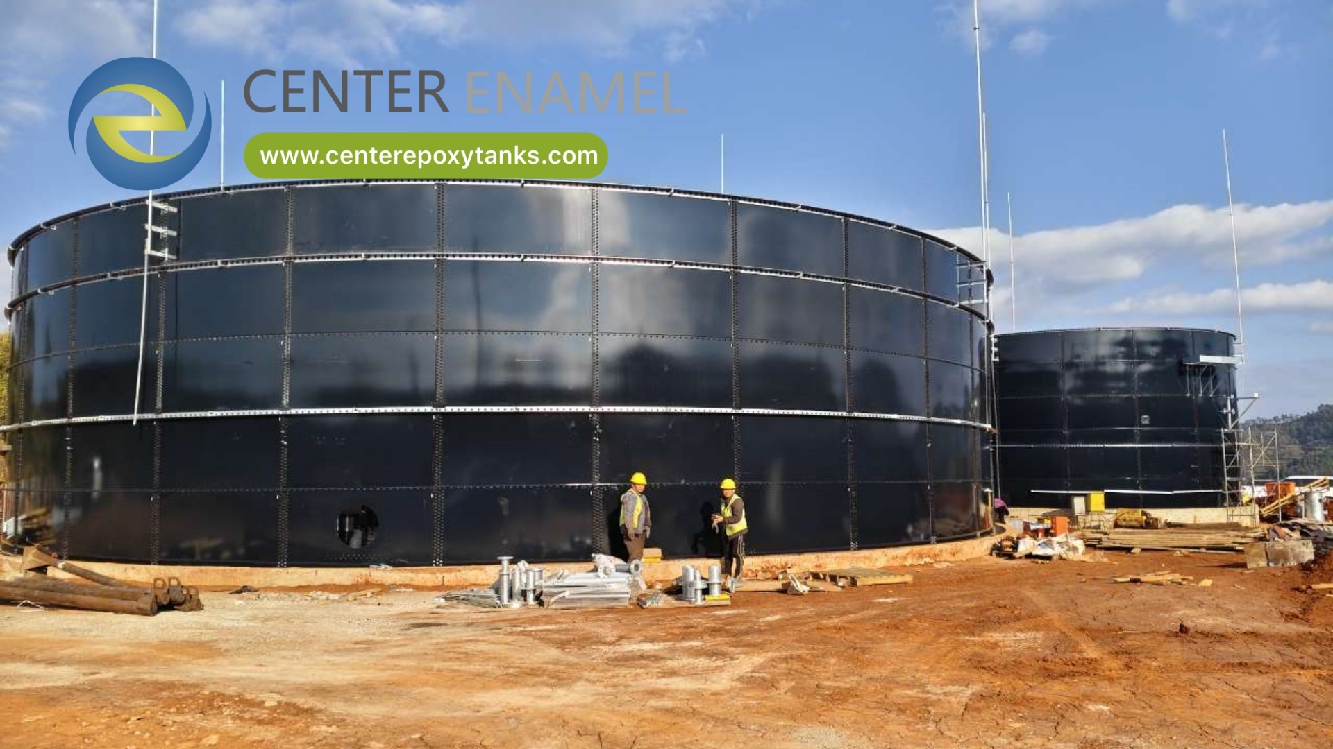 Epoxy Coated Steel Bolted Tanks for Holding: Temporary Liquid Storage ...