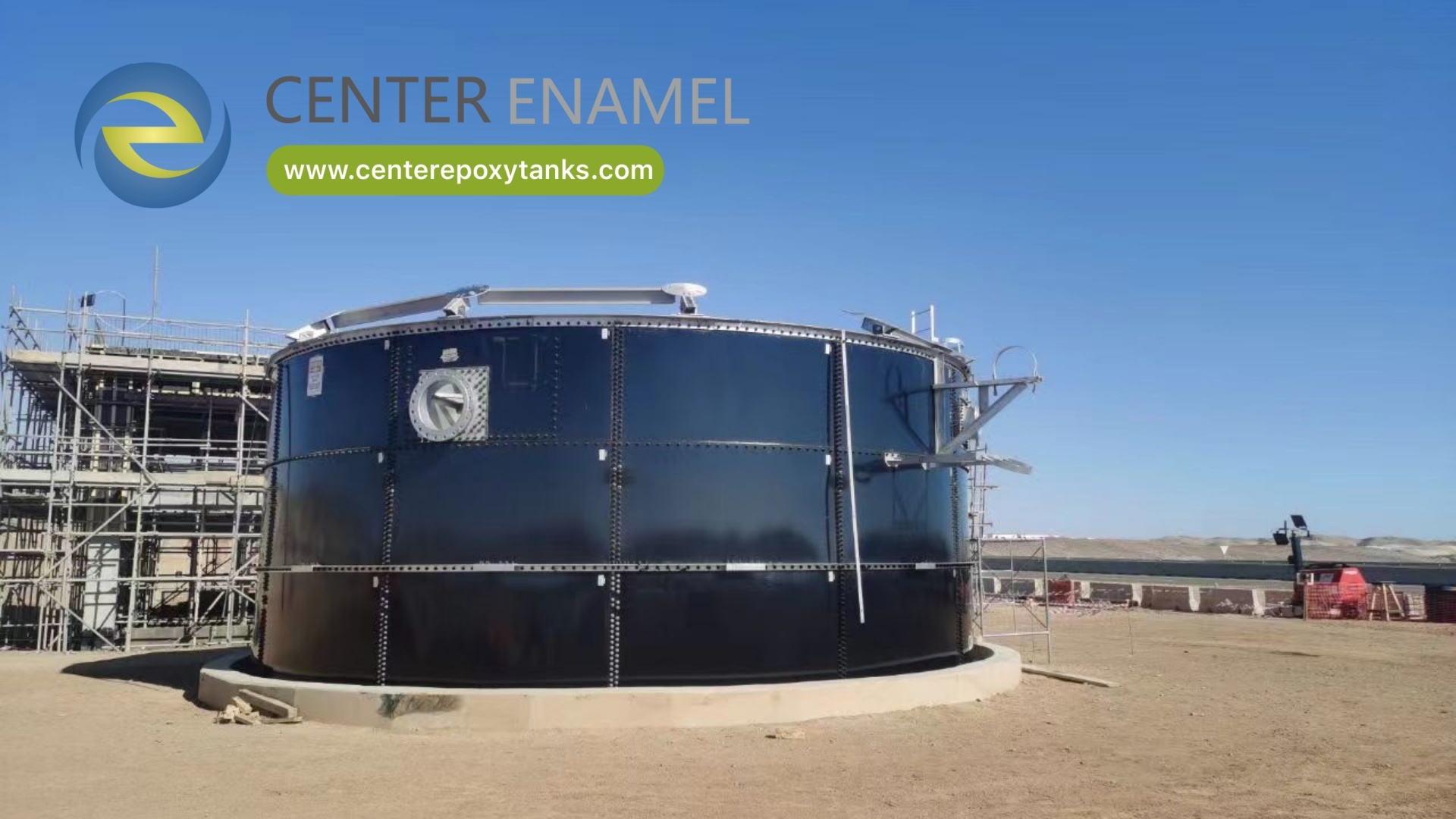 Epoxy Coated Steel Bolted Tanks for Gas Holder Biogas Storage ...