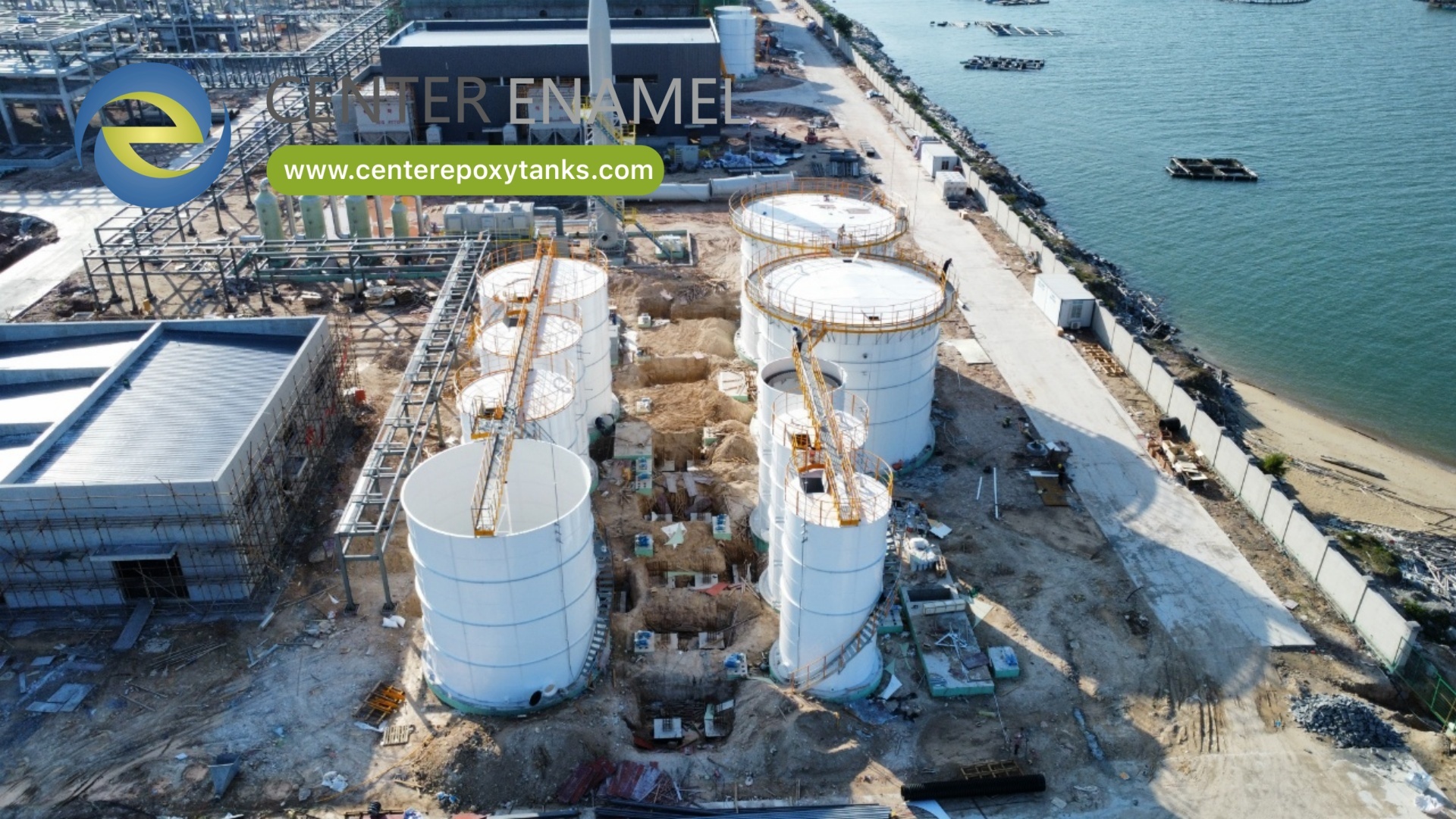 Epoxy Coated Steel Bolted Tanks for Agricultural Waste Biogas Digesters ...
