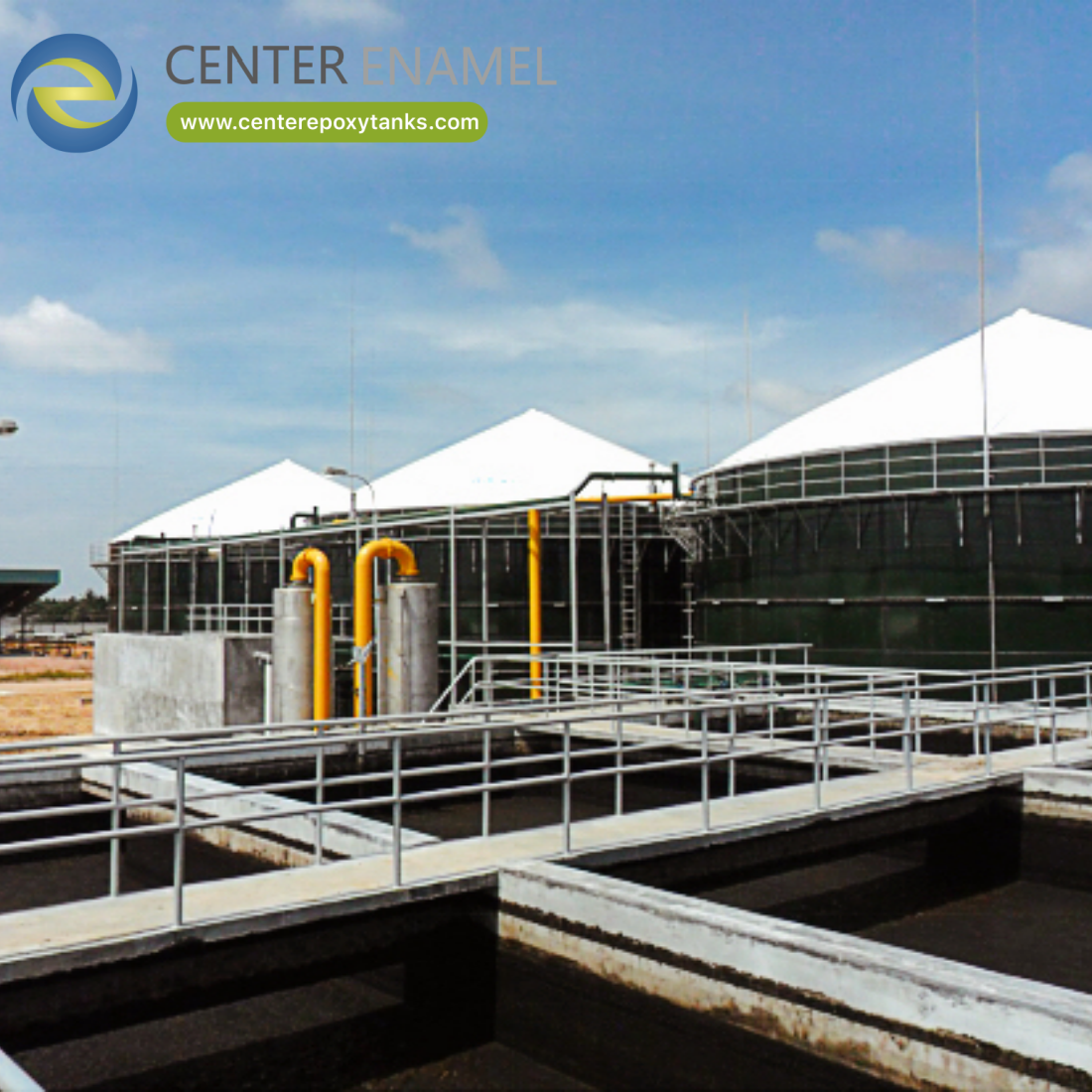 Biogas Tank for Food Processing Plants: The main container for biogas ...