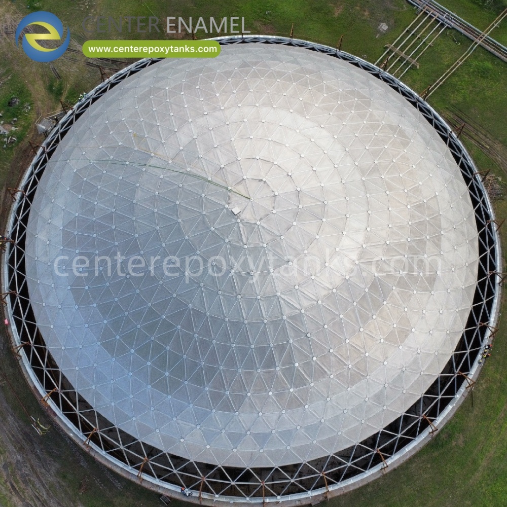 Aluminum Geodesic Dome Roof for Drinking Water Tanks: Shields Water ...
