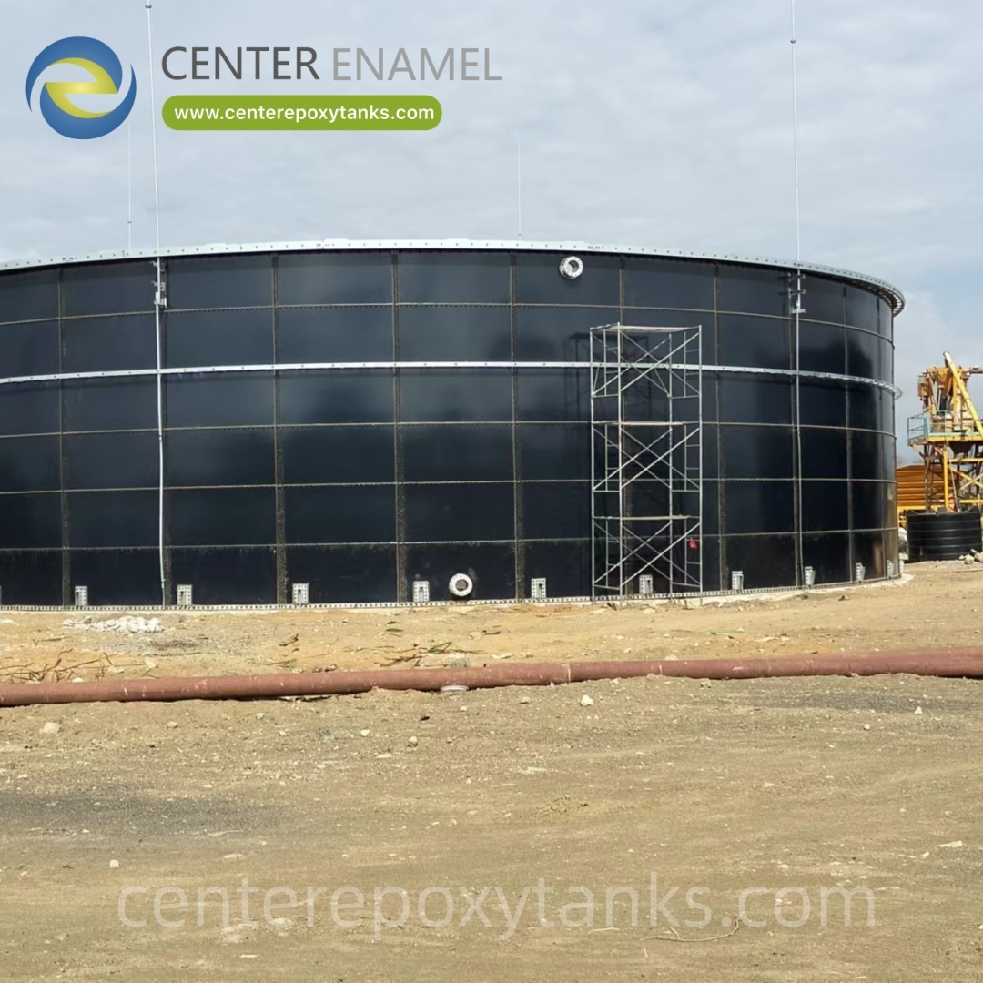 Epoxy Coated Steel Tank for Sludge Digestion- A strong, gas-tight ...