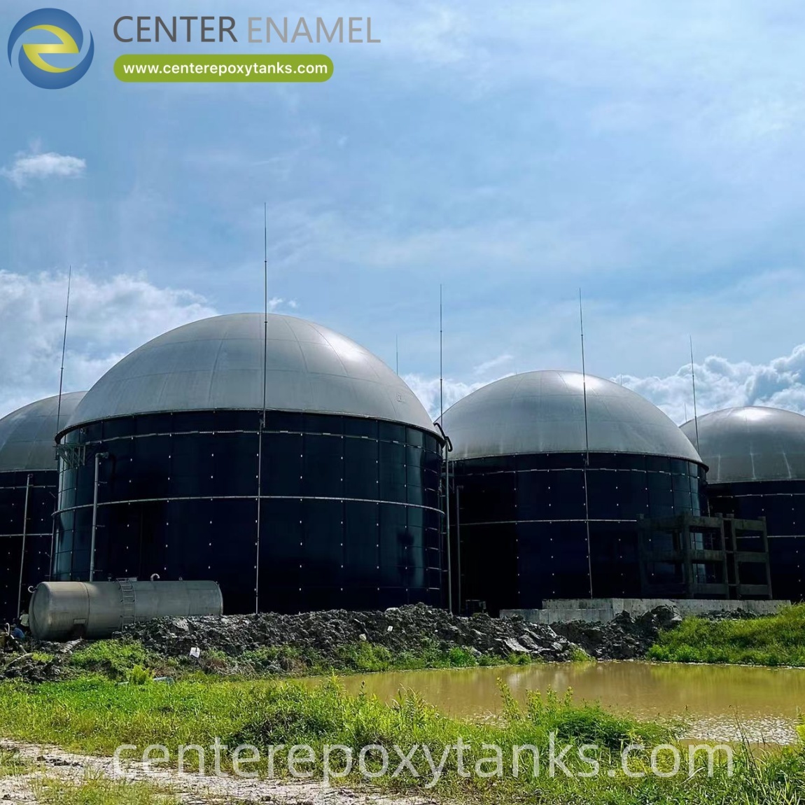 Double Membrane Biogas Holder for a Distillery Wastewater Treatment ...