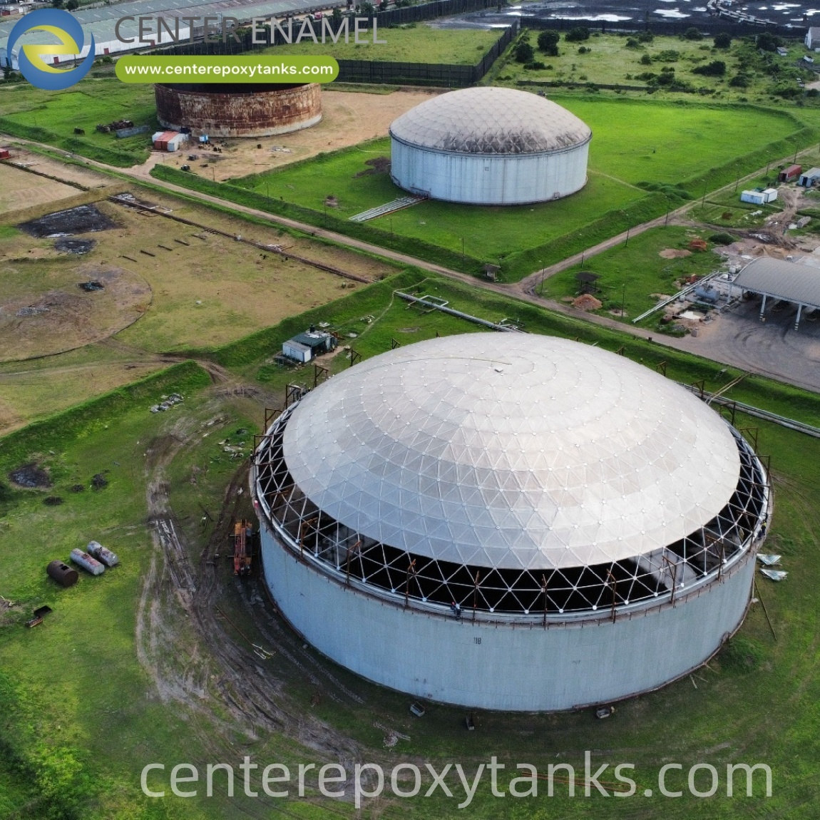 Aluminum Dome for a Petroleum Storage Tank: A Corrosion-Proof Dome Used ...