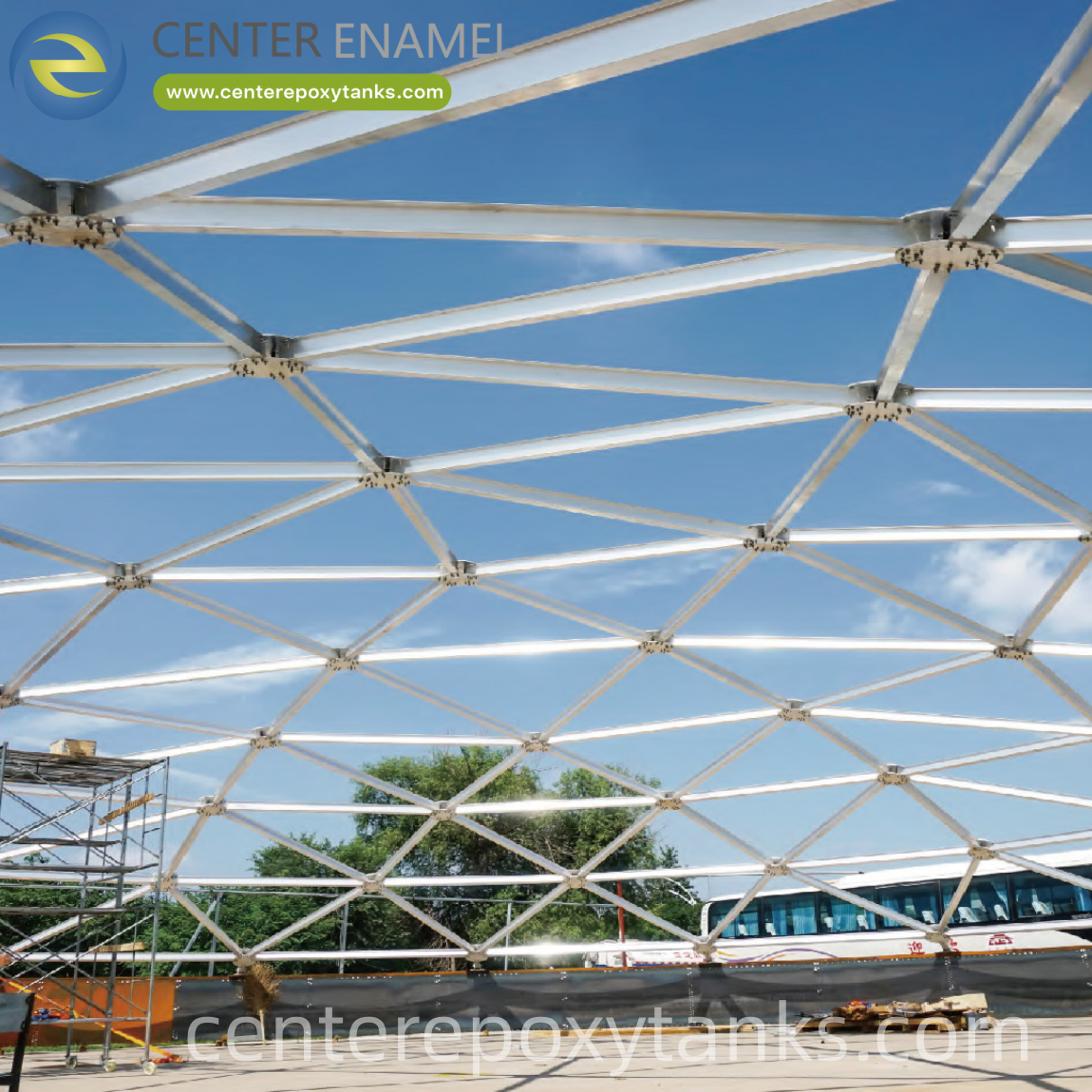 Aluminum Dome for a Fire Protection Water Tank: Secures the Emergency ...