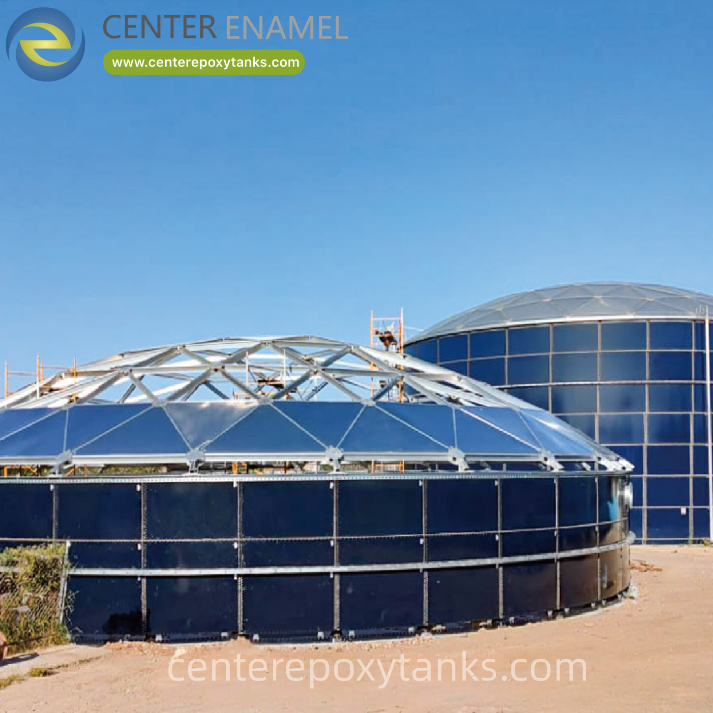 Aluminum Geodesic Dome Roof for Welded Stainless Steel Gasoline Storage ...