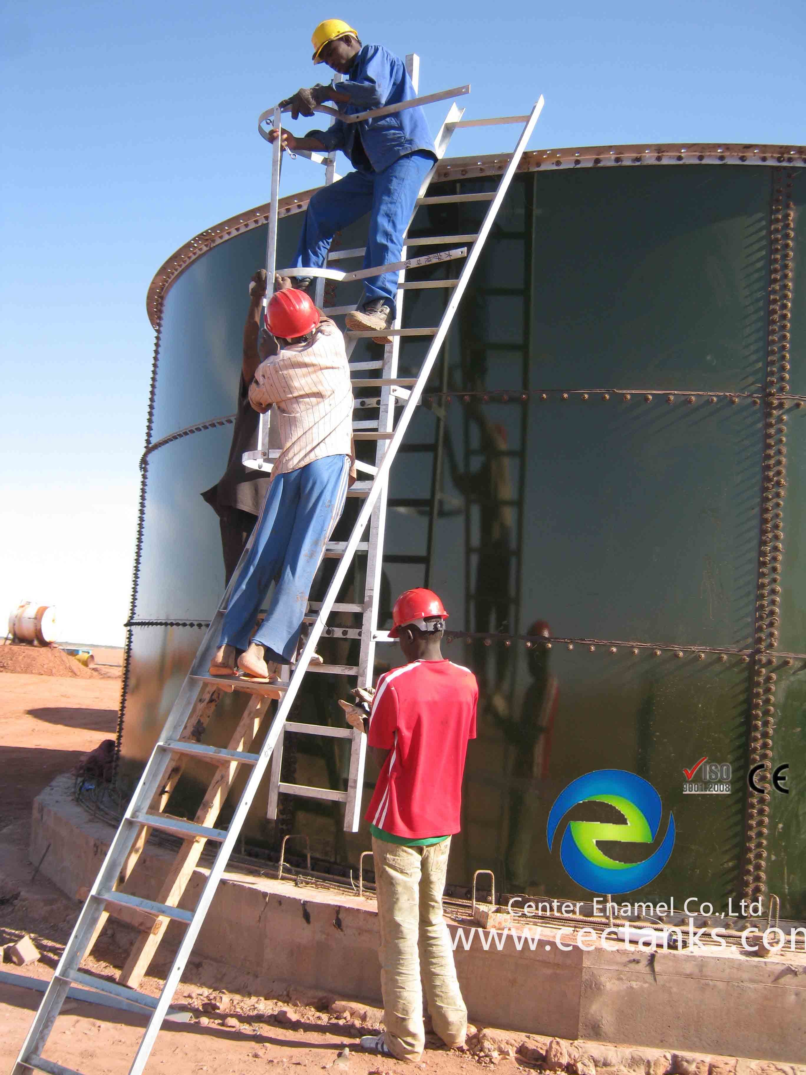 Glass Fused Steel Roof Anaerobic Digestion Tank Of UASB EGSB SBR BAF USR CSTR