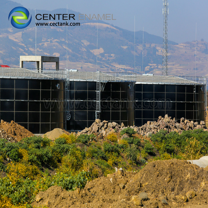 Glass Lined Steel Anaerobic Digester Tank For Wastewater Treatment Plant
