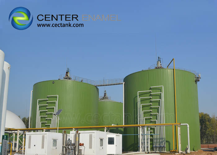 Glass Lined Steel Waste Water Storage Tanks For Municipal Water ...