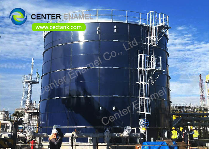 Glass Lined Steel Liquid Storage Tanks For Commercial Fire Protection ...