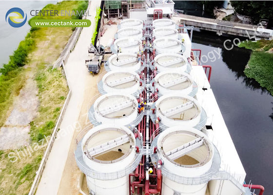 Rapid Installation GFS Tanks Used as Pharmaceutical Wastewater Tanks