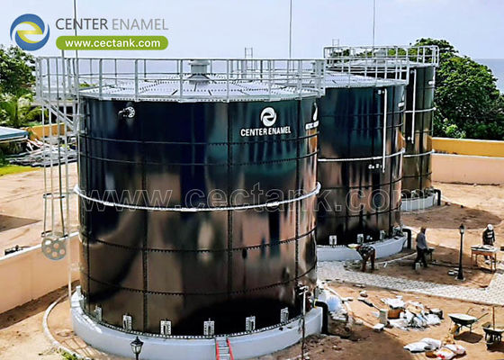 Potable Glass Coated Steel Tanks / Water Storage Tanks With Aluminum ...