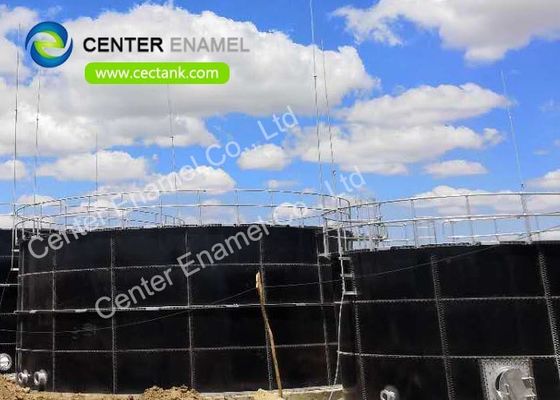Elegant Bolted Steel Sludge Digestion Tanks For Biogas Plant