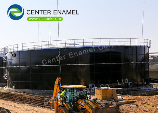 Glass Fused To Steel Crude Oil Wastewater Storage Tanks With AWWA D103 ...